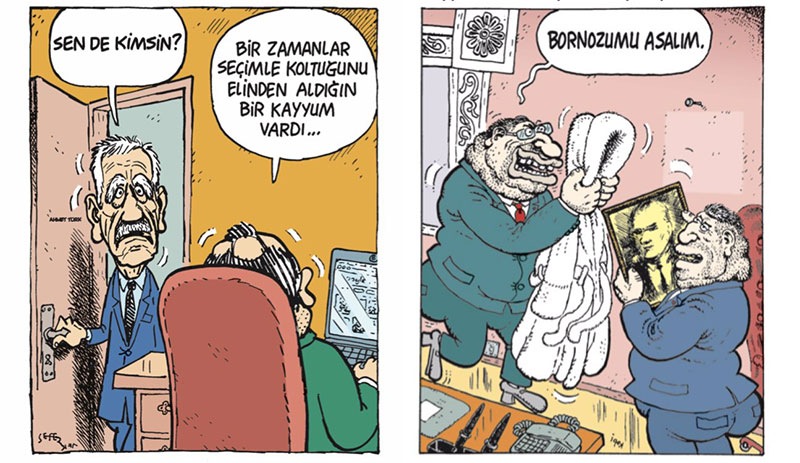Leman dergisinden kayyım kapakları